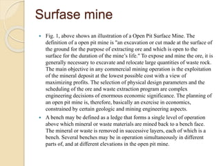 Open pit mining | PPTX