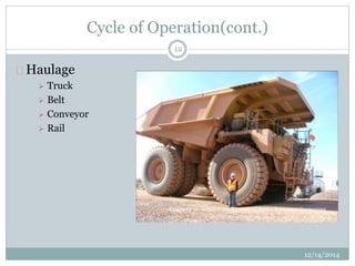 Open pit mining | PPTX