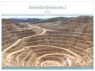 Open pit mining | PPTX