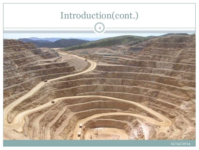 Open pit mining