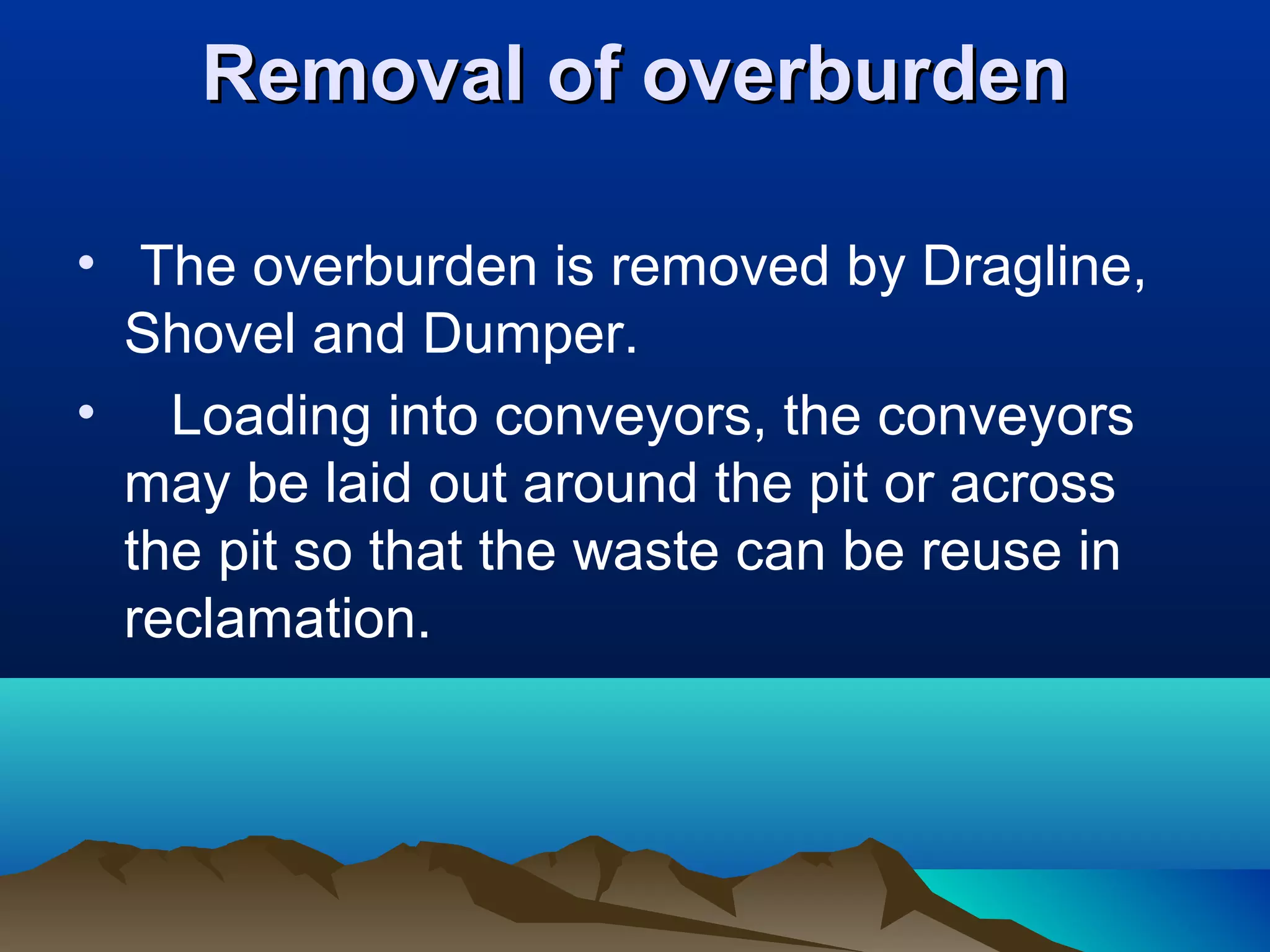 Open pit mining | PPT