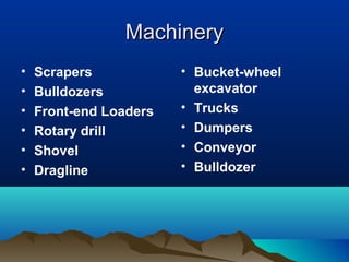 Open pit mining | PPT