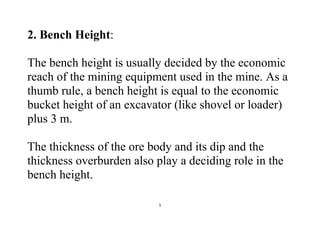 Open pit mining | PDF