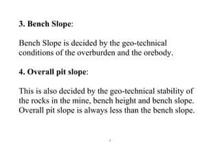 Open pit mining | PDF