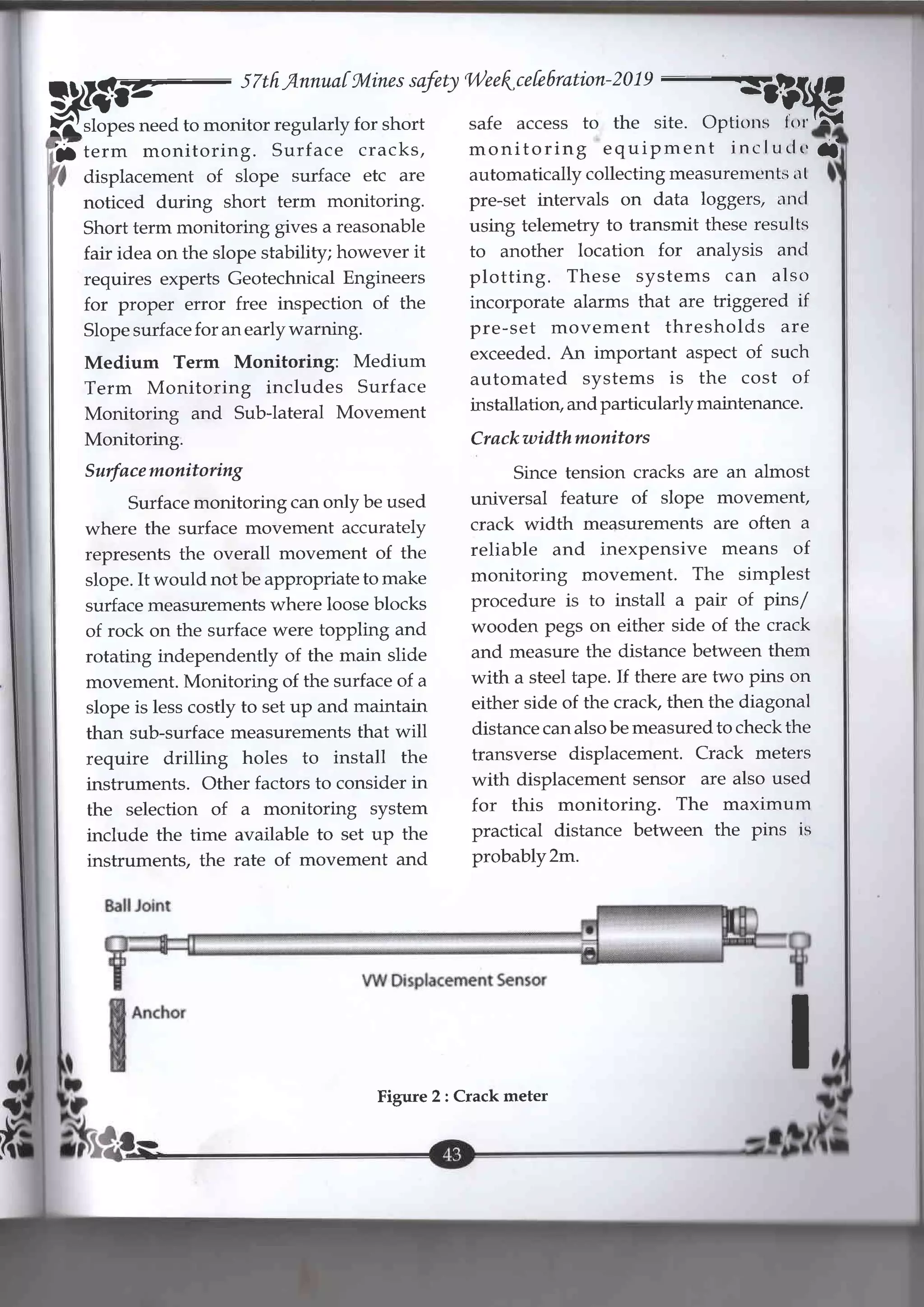 Open pit slope monitoring and instrumentation | PDF