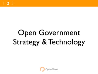 OpenPlans Overview | PPT