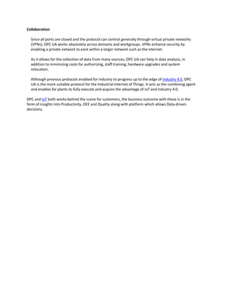 Open platform communication | PDF