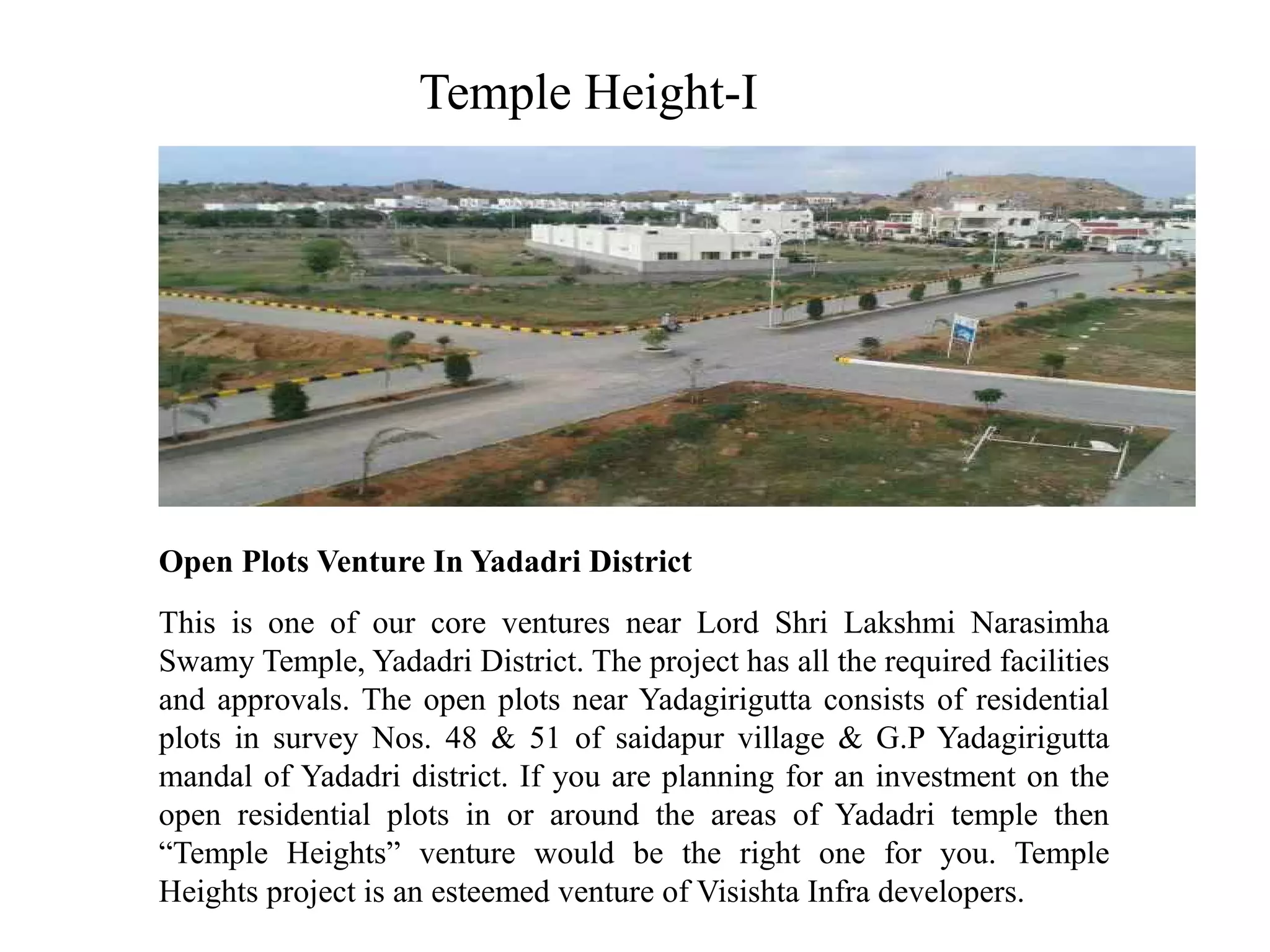 Open plots at Bibinagar | ODP