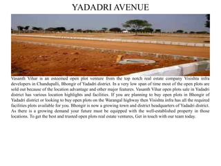 Open plots at Bibinagar | PPT