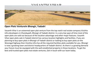 Open plots at Bibinagar | PPT