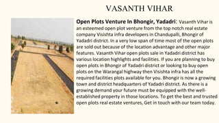 Open plots sales at bibinagar | PPTX