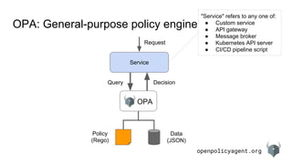 Open Policy Agent | PPT