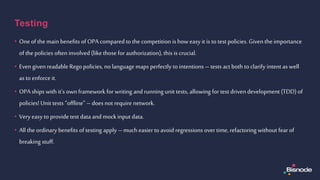 Securing APIs with Open Policy Agent | PPTX