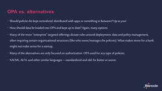 Securing APIs with Open Policy Agent | PPT