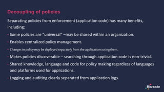 Securing APIs with Open Policy Agent | PPT