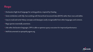 Securing APIs with Open Policy Agent | PPTX