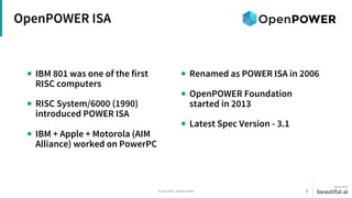 OpenPOWER Webinar : Open ISA and Open Hardware | PDF | Technology & Computing