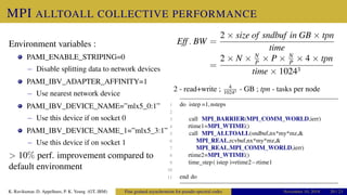Fine grained asynchronism for pseudo-spectral codes - with application to turbulence | PPT