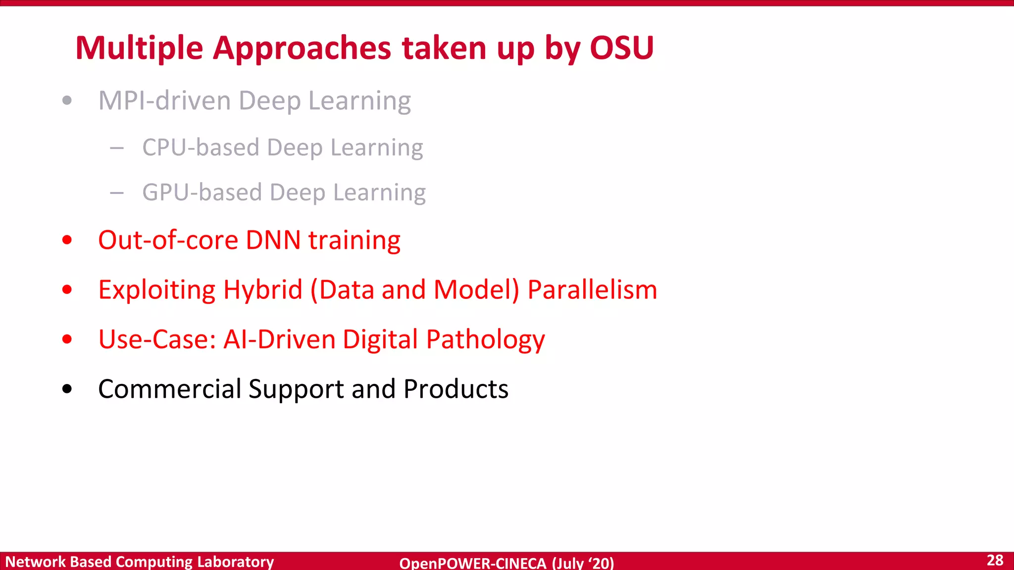 Scallable Distributed Deep Learning on OpenPOWER systems | PPT