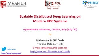 Scallable Distributed Deep Learning on OpenPOWER systems | PPT