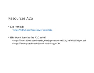Open POWER Cores | PDF | Computing | Technology & Computing