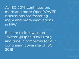 ISC 2016 Day 2 Recap | PDF