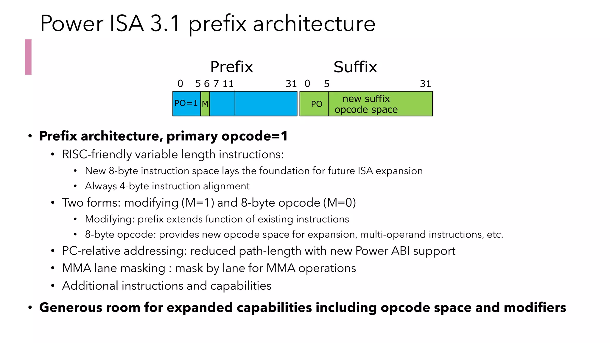Architecture innovations in POWER ISA v3.01 and POWER10 | PDF