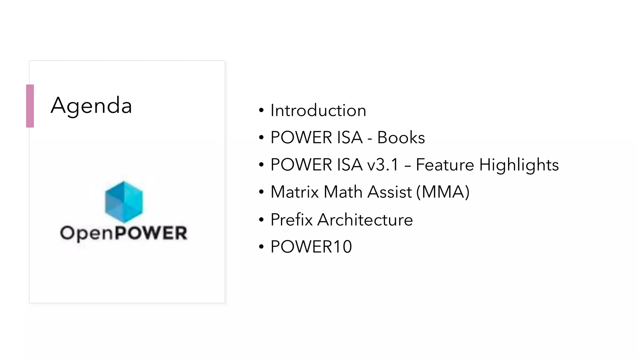 Architecture innovations in POWER ISA v3.01 and POWER10 | PDF