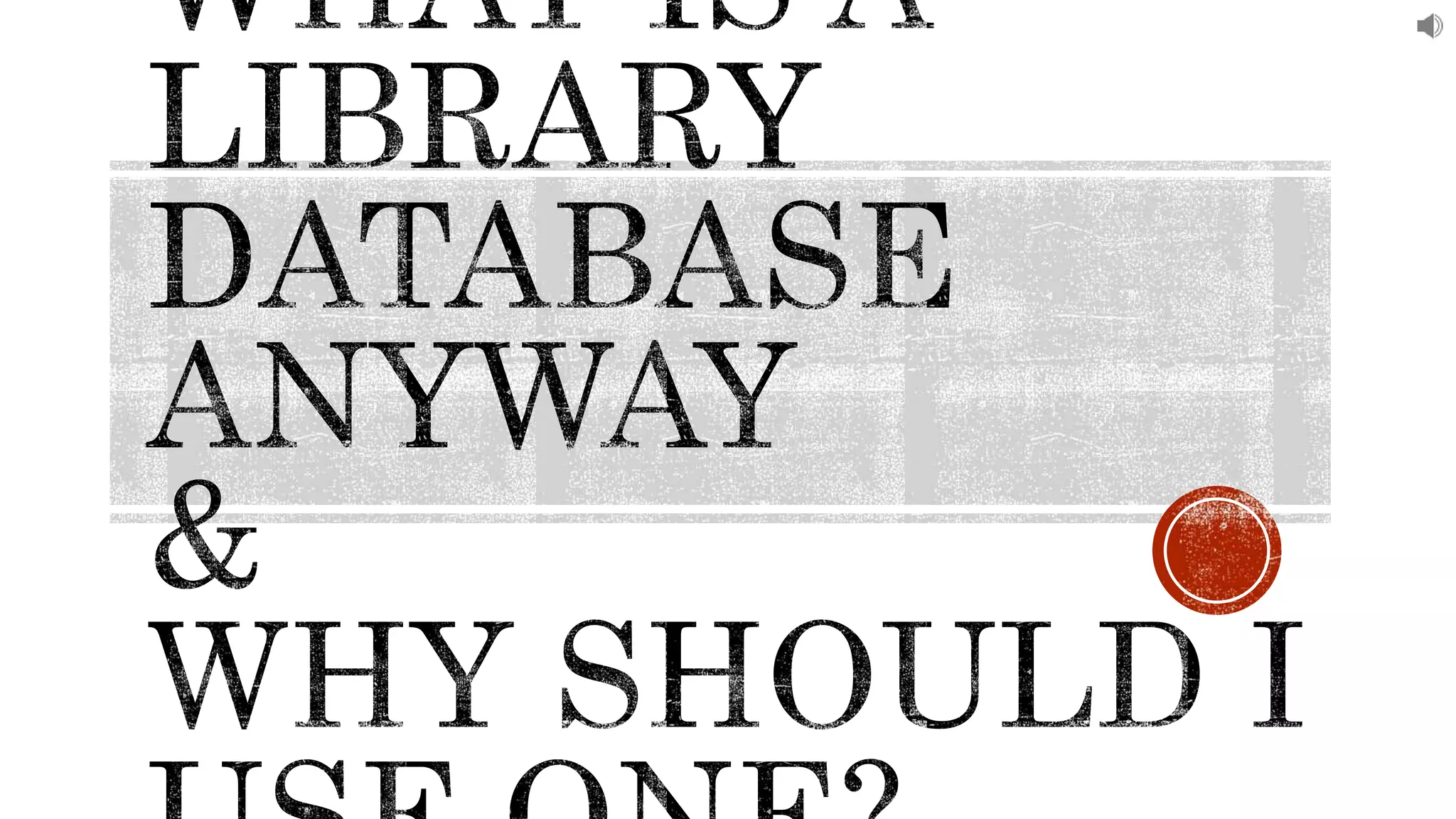 Library Databases | PPSX | Databases | Computer Software and Applications