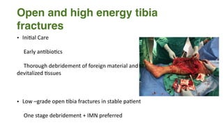 Tibia shaft fracture and fibula shaft fracture | PDF