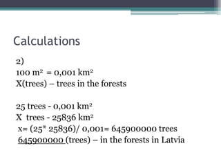 How many trees? | PPTX | Science