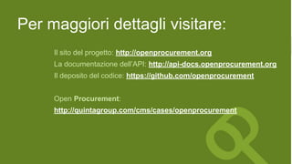 Open procurement italian | PDF
