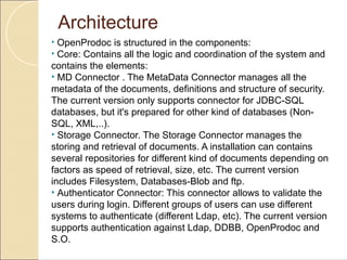 OpenProdoc Overview | PPT