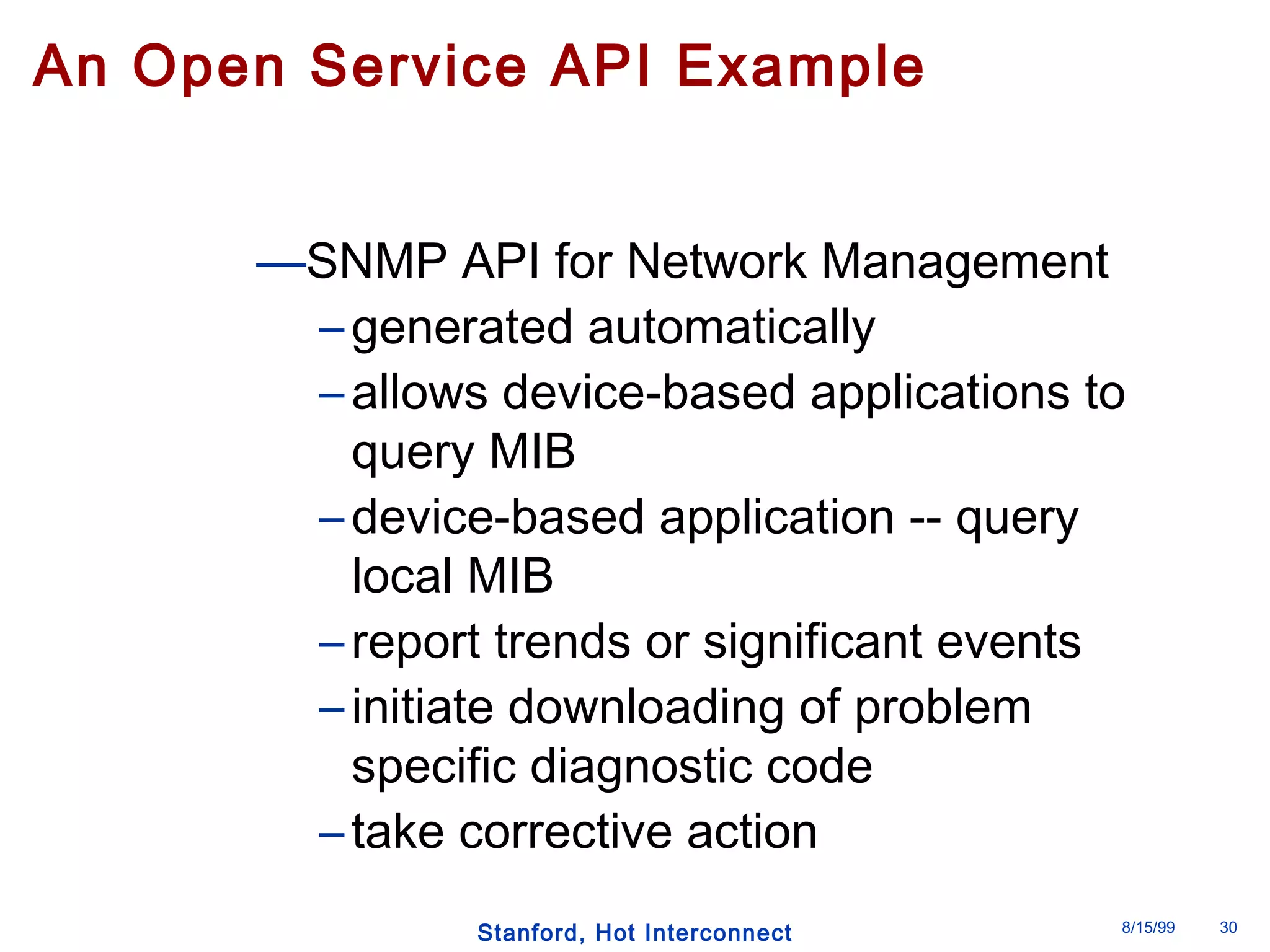 Open programmable architecture for java enabled network devices | PPT