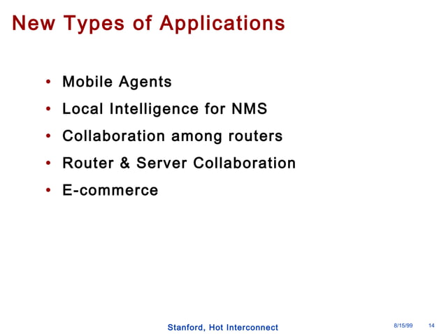 Open programmable architecture for java enabled network devices | PPT