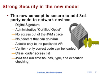 Open programmable architecture for java enabled network devices | PPT