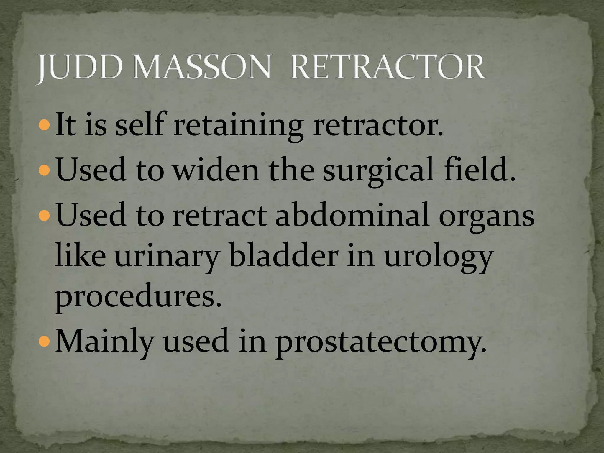 Open prostatectomy tray | PPT | Free Download