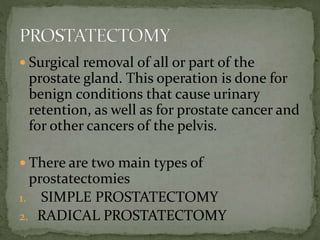 Open prostatectomy tray | PPTX