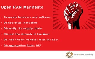 Open RAN Revolution | PPTX | Logistics | Business