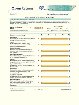 Open Ratings FLI | PDF