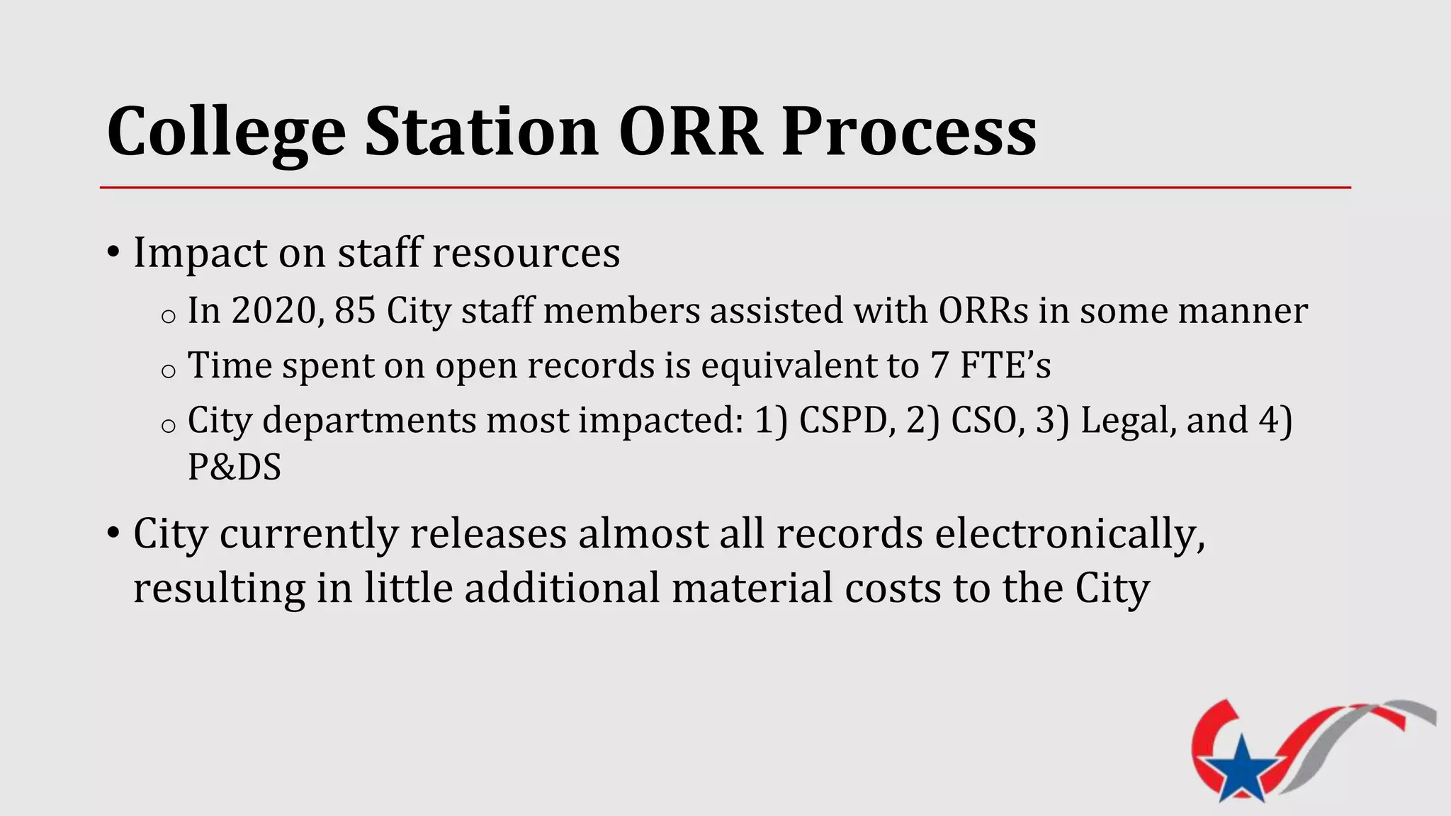 Open Records Request Process | PPTX