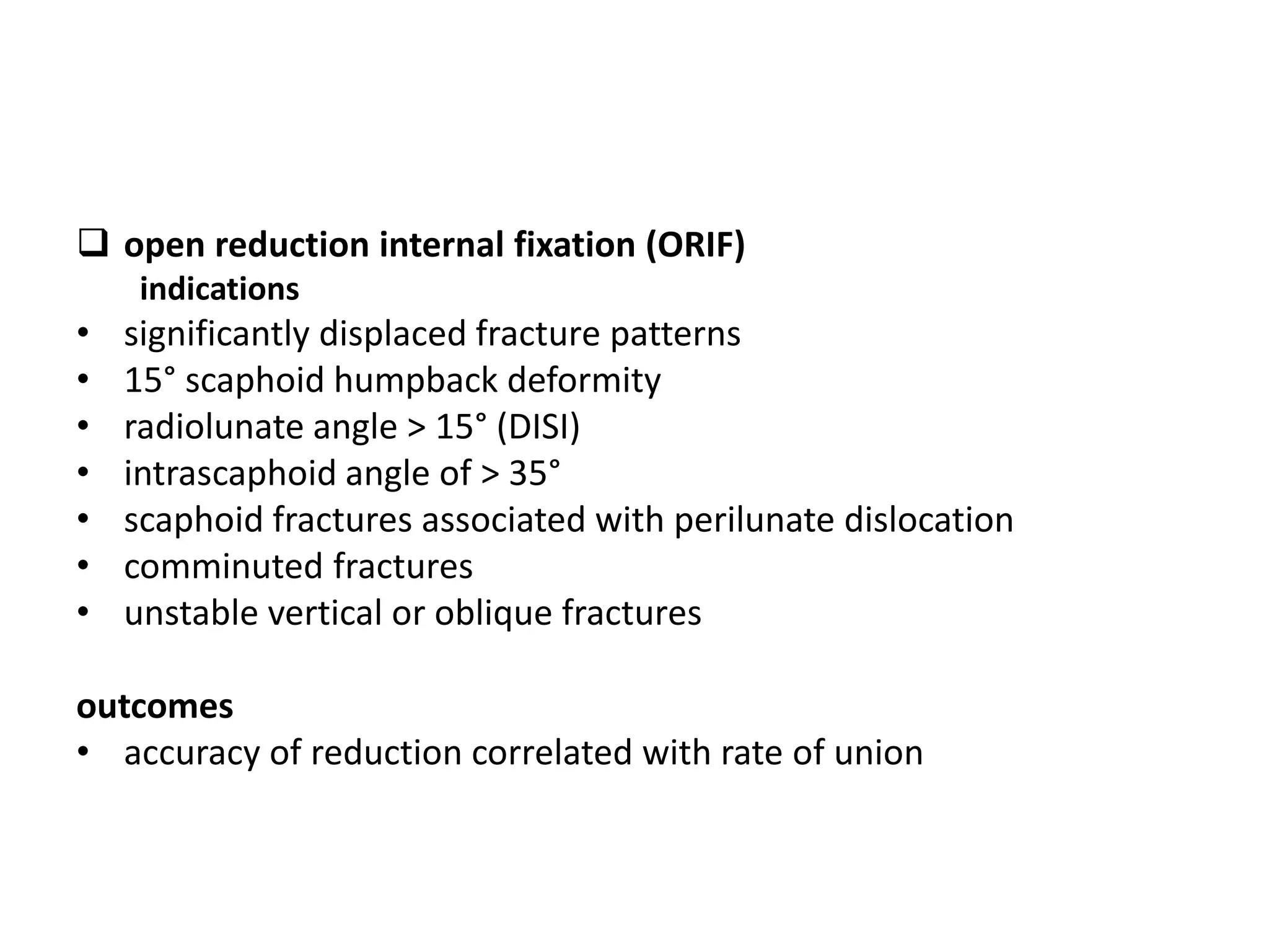 Open Reduction of carpal bone fractures | PPTX