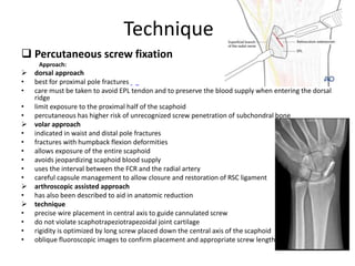 Open Reduction of carpal bone fractures | PPTX