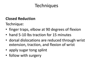 Open Reduction of carpal bone fractures | PPTX