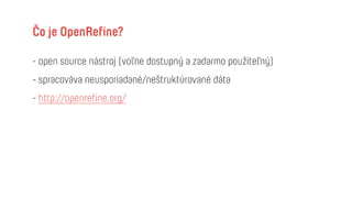 Open Refine | PPT | Free Download