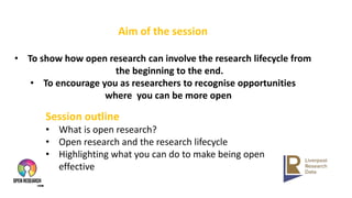 Open Research – an introduction | PPTX
