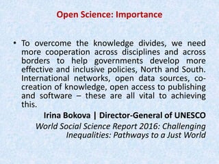 Open Research Data Frameworks: Lessons for the Global South | PPT