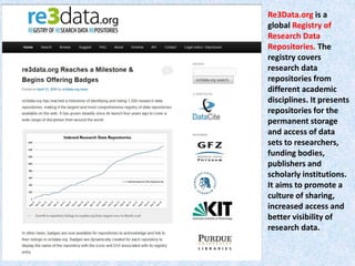 Open Research Data Frameworks: Lessons for the Global South | PPT