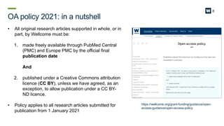 The greatest possible impact: The Wellcome Trust and open research ...