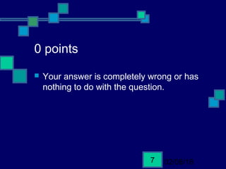 Open response scoring guide | PPT